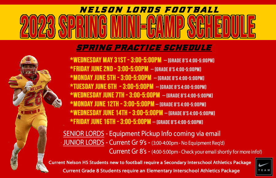 Newsroom -- Nelson Lords Football